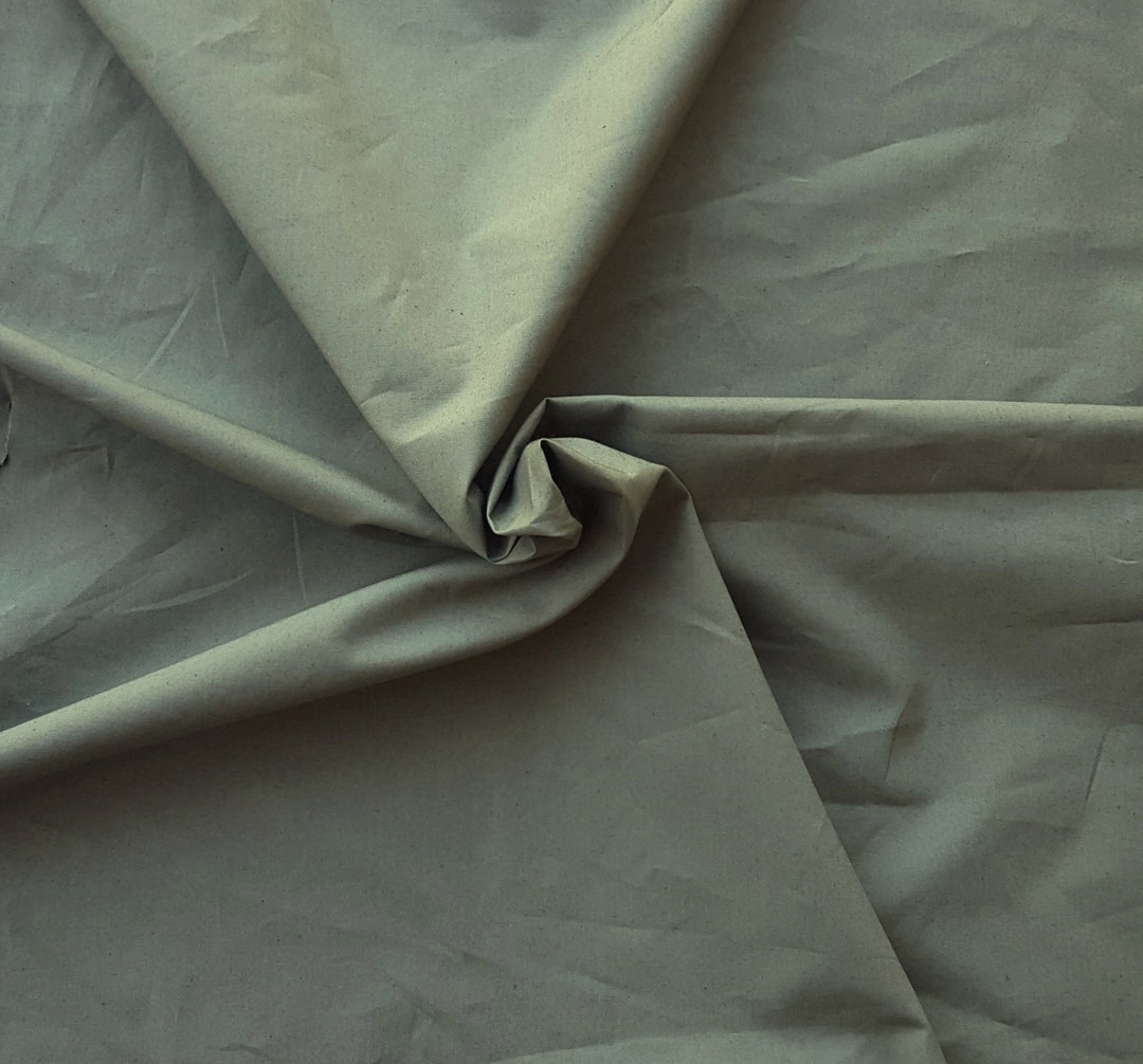 Cotton Poplin Woven Fabric by the Yard Antique Pewter [scrubs, Shirt ...