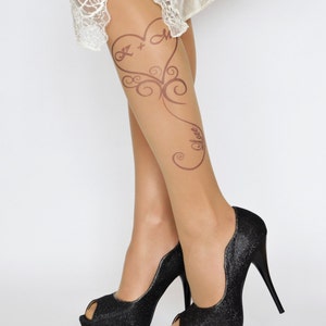 Personalized Bridal Wedding Tights , Custom Bridal Pantyhose With YOUR ...