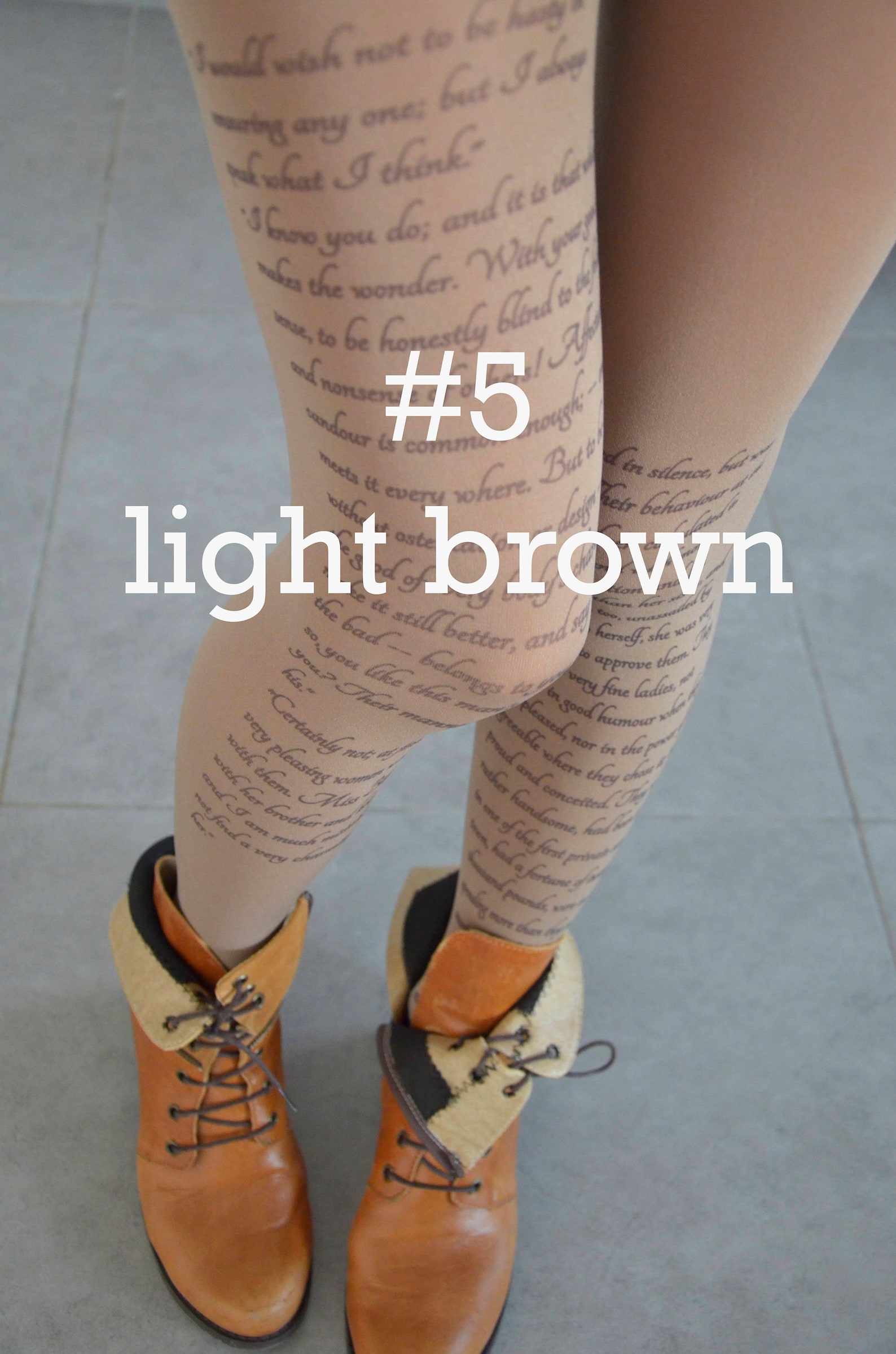 Custom Text Tights / Poem Text Tights / Design Your Own Custom - Etsy