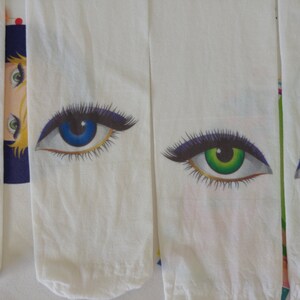 Green Eyes Knee High Socks, Hand Printed Long Socks, Gifts Under 10 ...