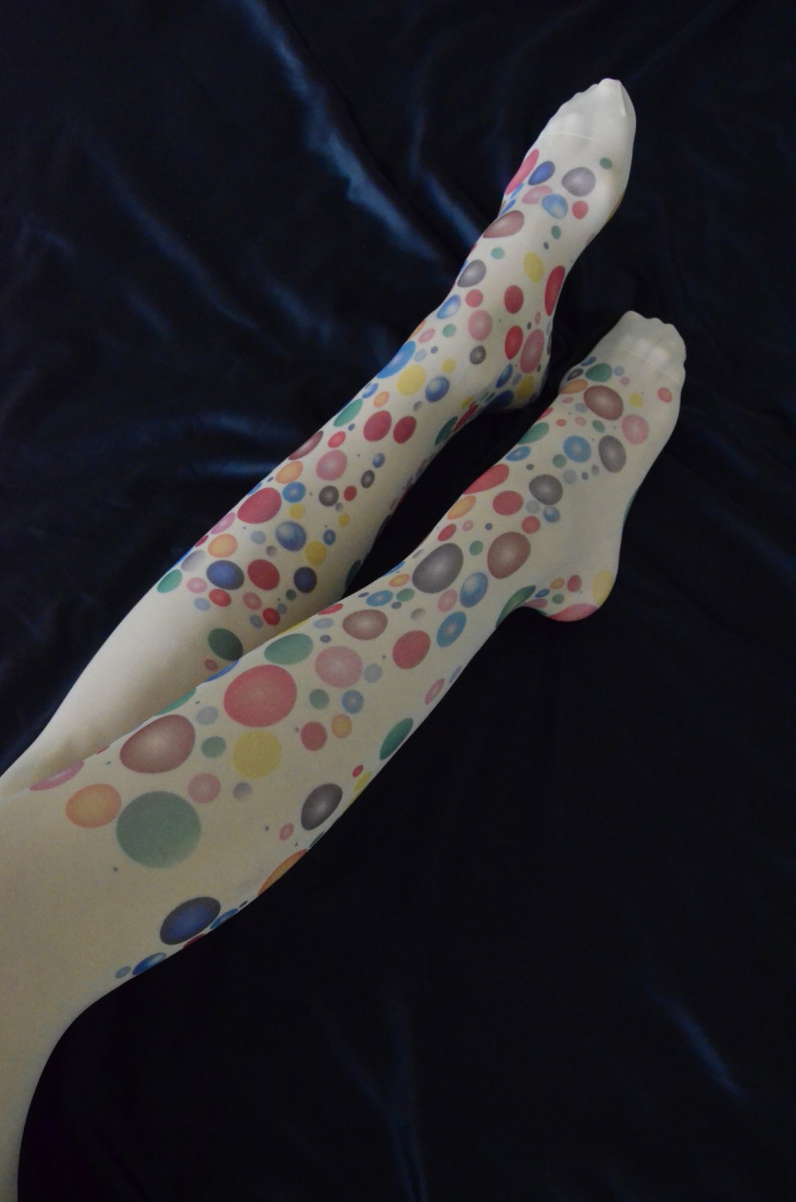 Colorful Dots Tights , Polka Dot , Stockings , Tattoo Pantyhose ...