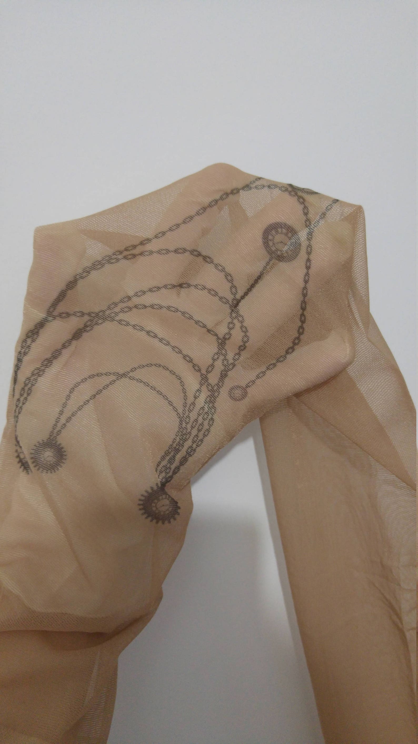 Steam Punk Semi Sheer Printed Tights Steampunk Clock Tattoo - Etsy