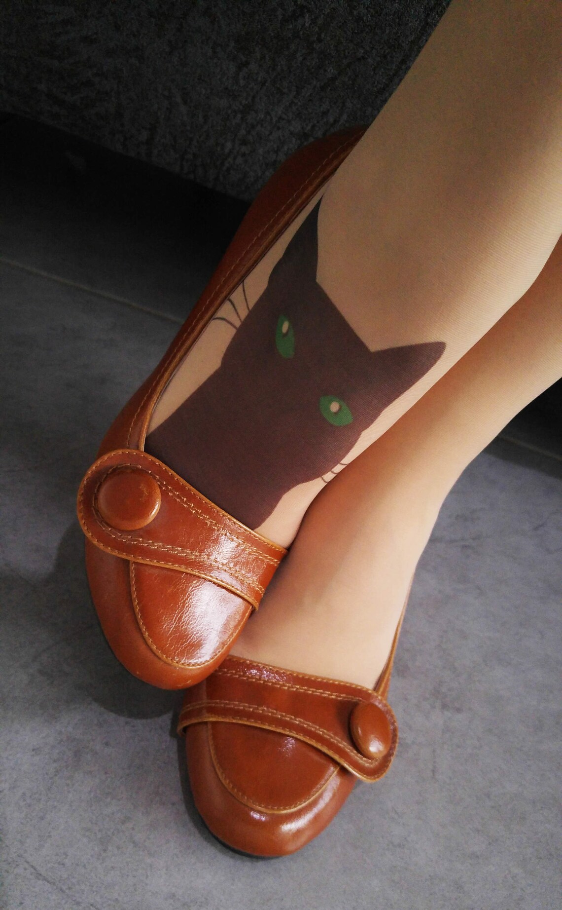 Cat Knee Socks, Tattoo Knee High Stocking - Etsy