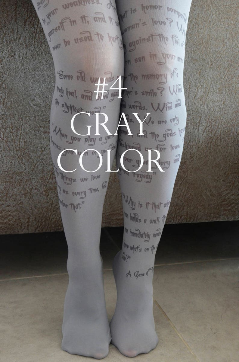 Custom Text Tights / Poem Text Tights / Design Your Own Custom | Etsy