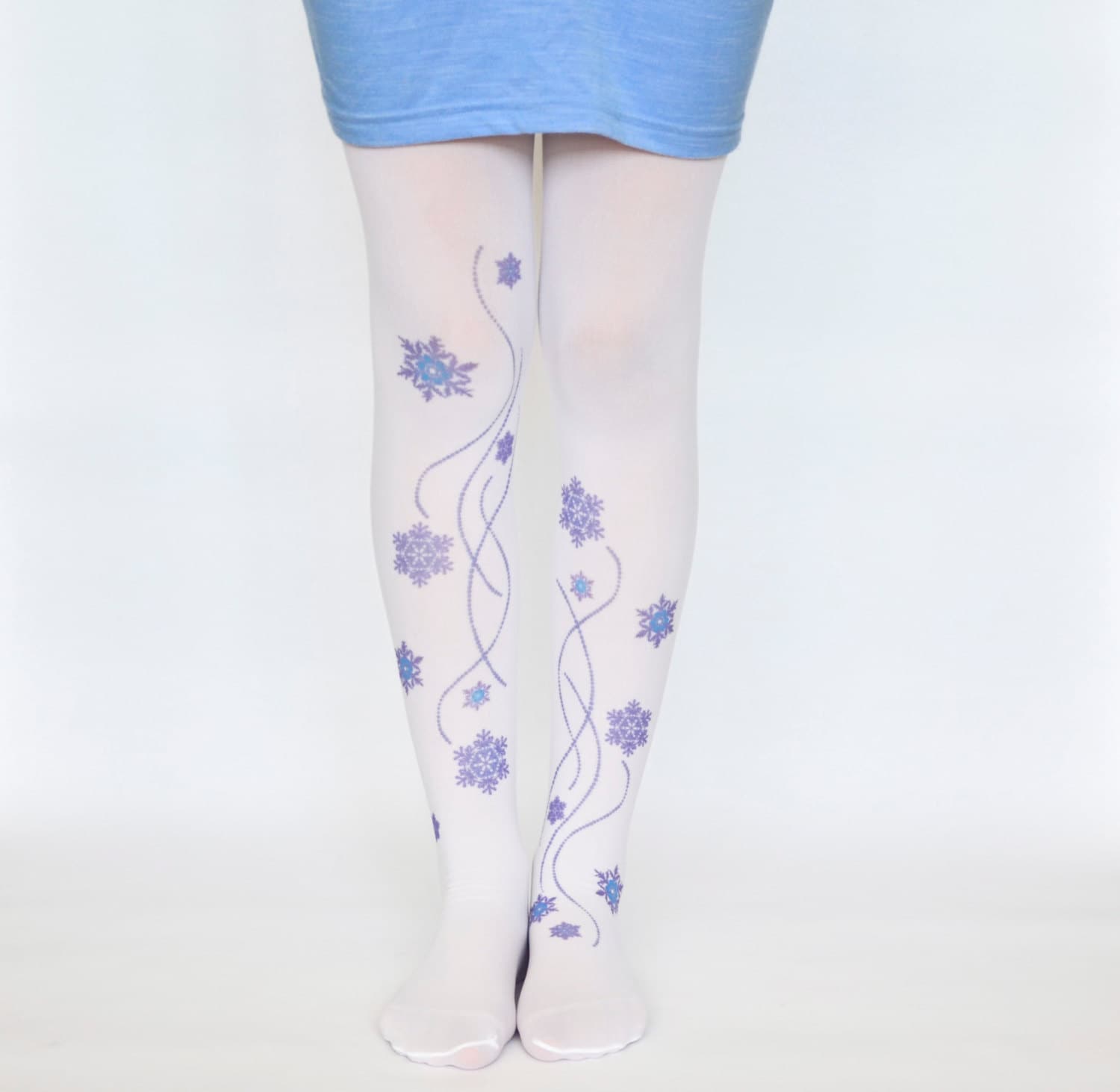 Christmas Snowflake Tights Frozen Elsa Tights Kids Frozen | Etsy