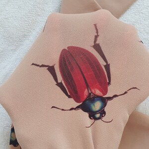Bugs Opaque Tights, Insect Printed Tights, Beetles Print, Halloween ...