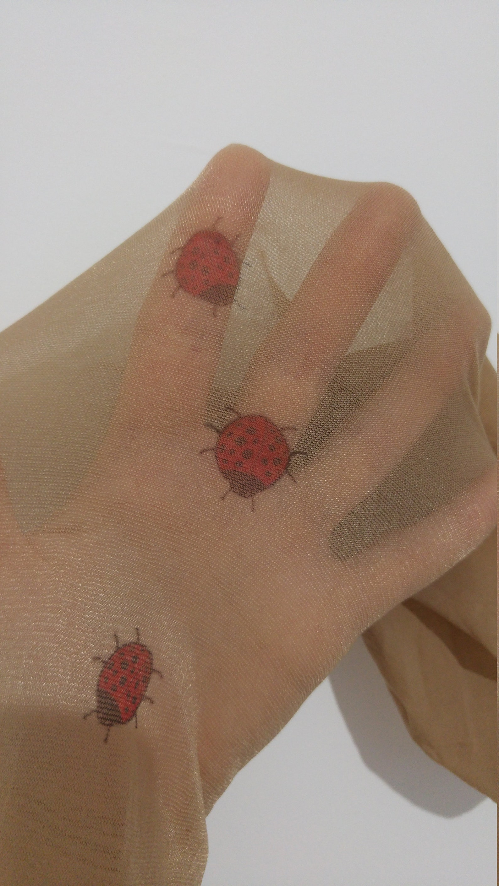 Ladybug Tattoo Tights Semi-sheer Tights Ladybugs Printed - Etsy