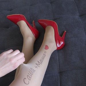 Custom Name Tights , Personalized Print, Lingerie , Printed Tights ...
