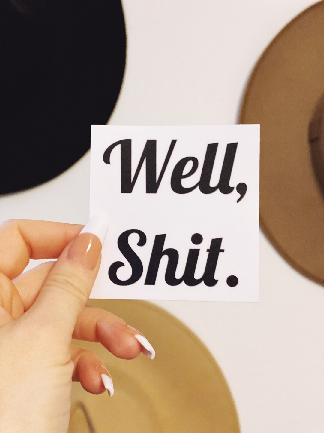 Well Shit Sticker Vinyl Sticker Sticker Quote Laptop Sticker Tablet ...