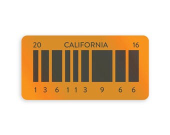 Back to the Future License Plate - Etsy