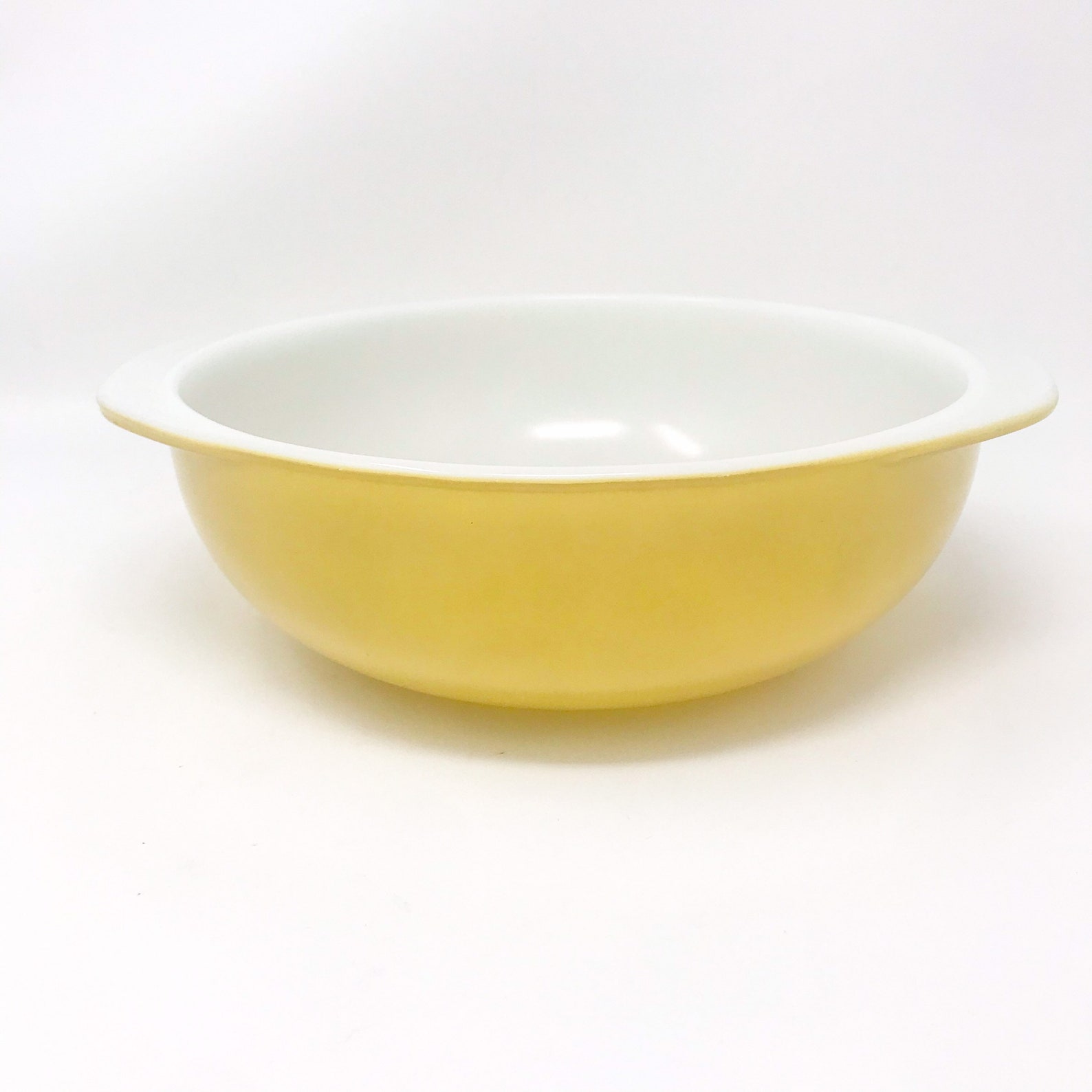 Vintage Pyrex Ovenware 024 Mustard Yellow - Etsy