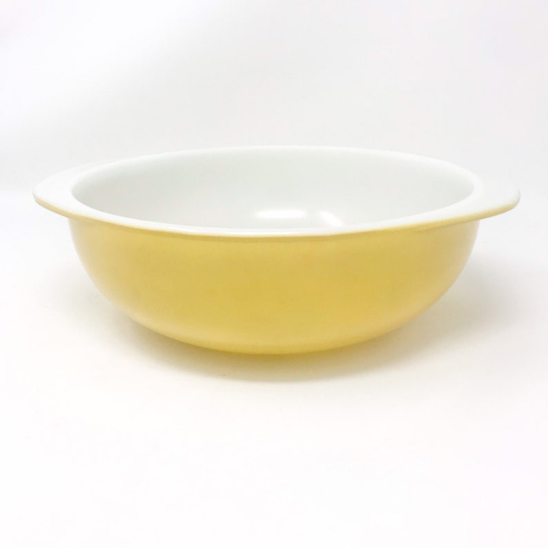 Vintage Pyrex Ovenware 024 Mustard Yellow - Etsy