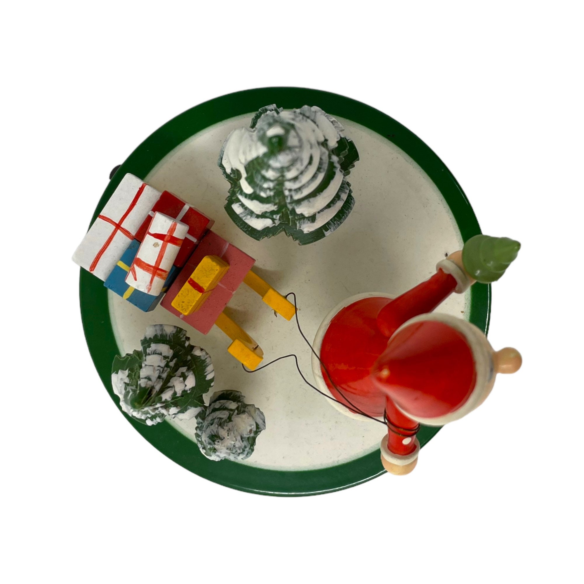 Vintage Mapsa Swiss Music Movement Christmas Holiday Music Box Decor ...