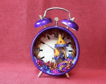 Blue Alarm Clock - Etsy UK