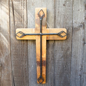 Handcrafted Cross Rustic 14'' - Etsy