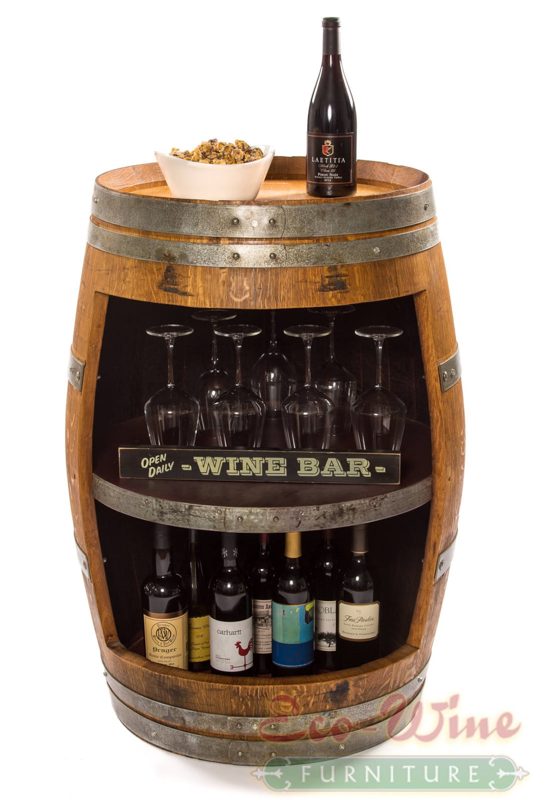 Wine Barrel Rack, Storage Handmade - Etsy