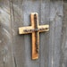 Handcrafted Barbed Wire Cross Rustic 14'' - Etsy