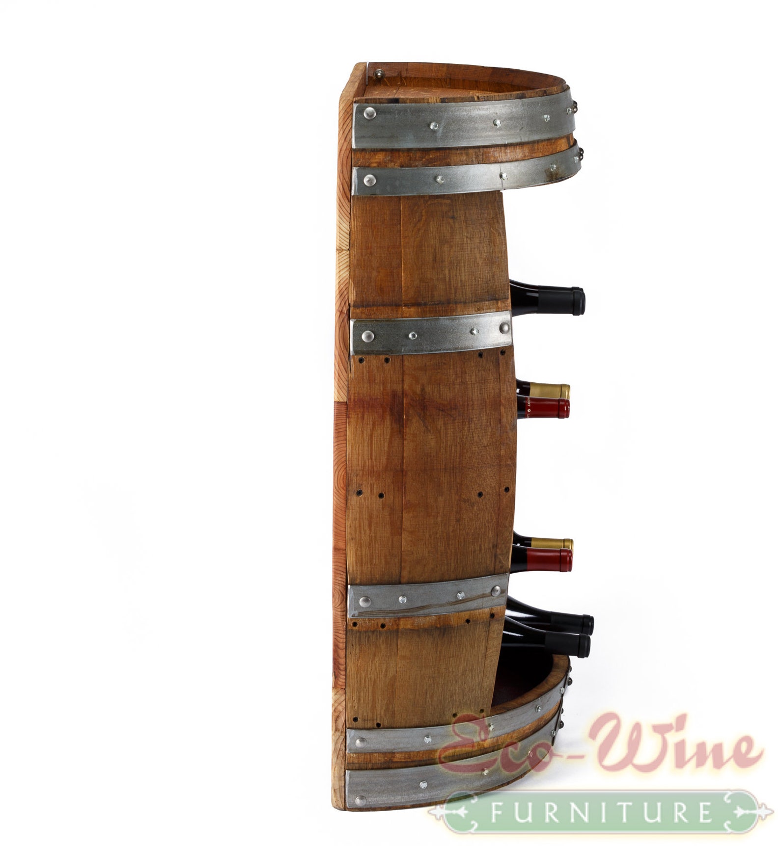 Wine Barrel Rack staves 16 Bottles /handcrafted | Etsy