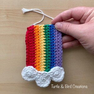 Rainbow Gift Card Holder / Ornament - Crochet PATTERN Only - Etsy