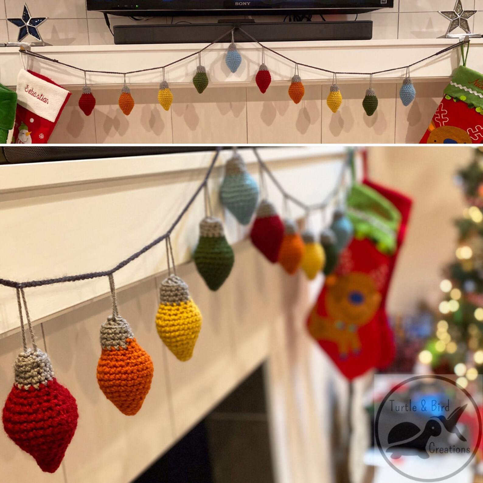 Light Bulb Garland Crochet PATTERN ONLY - Etsy