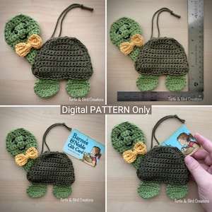 Turtle Gift Card Holder / Ornament - Crochet PATTERN Only - Etsy