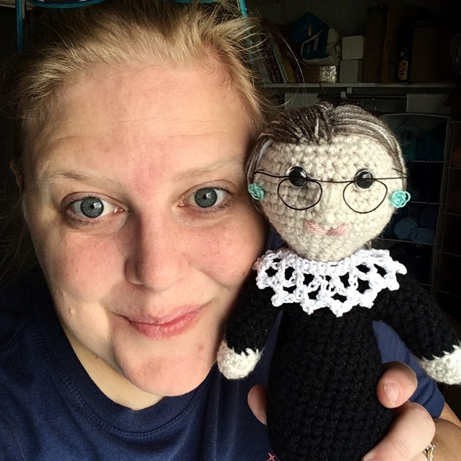 RBG Doll Crochet PATTERN ONLY - Ruth Bader Ginsburg - Etsy