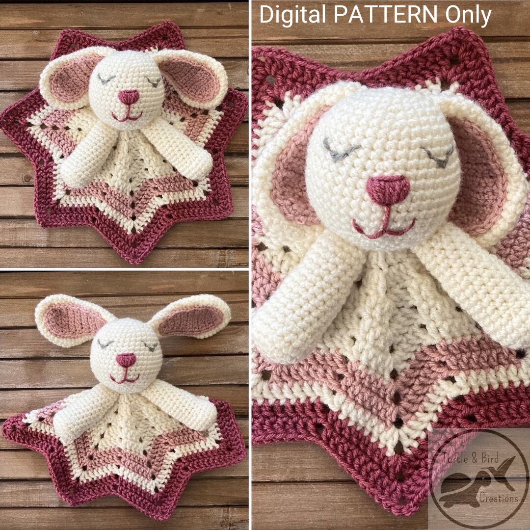 Crochet Bunny Lovey Crochet PATTERN ONLY - Etsy
