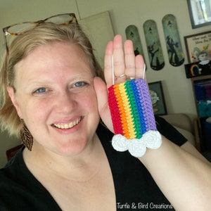 Rainbow Gift Card Holder / Ornament - Crochet PATTERN Only - Etsy