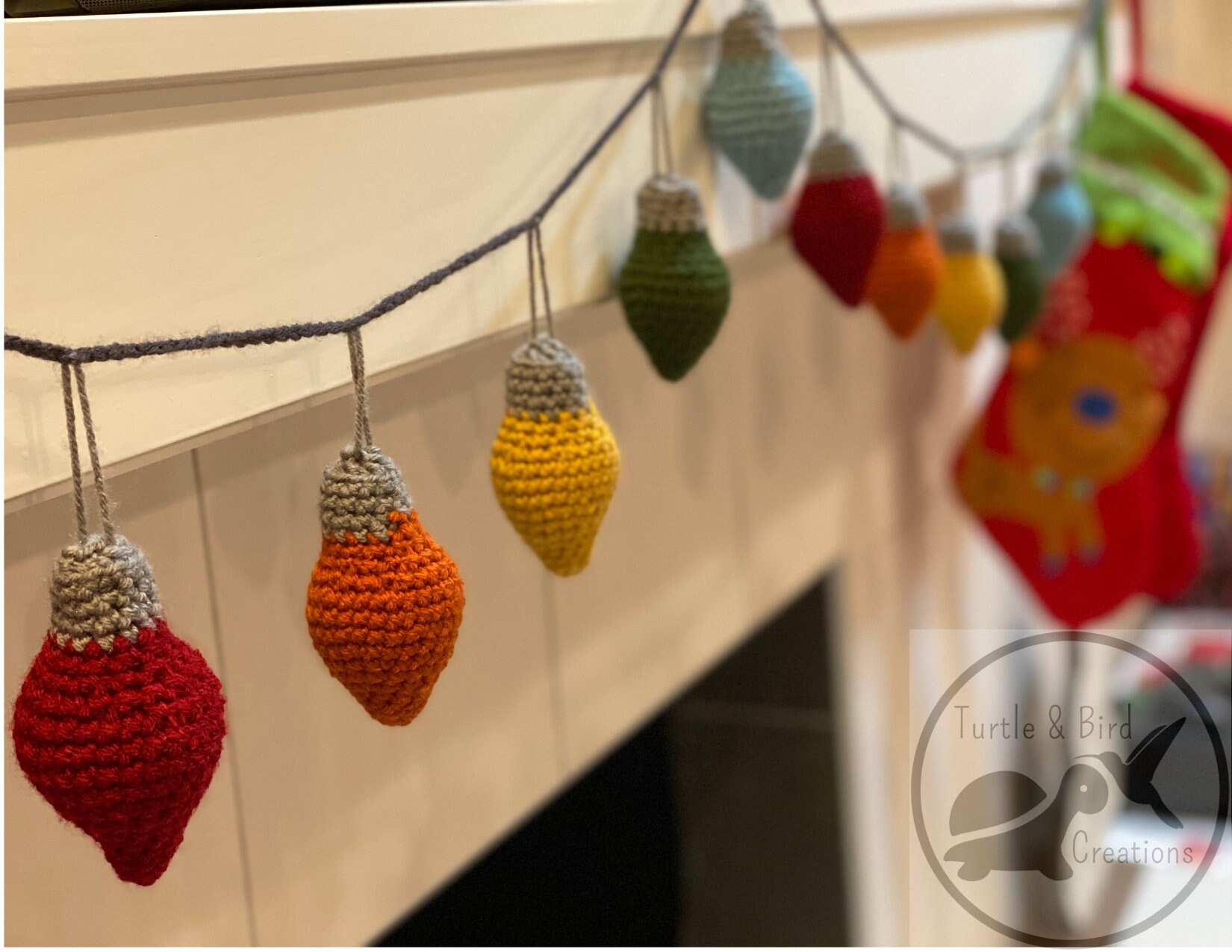 Light Bulb Garland Crochet PATTERN ONLY | Etsy