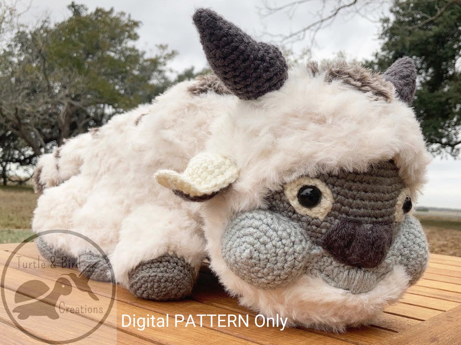 Appa Crochet Amigurumi PATTERN ONLY - Etsy