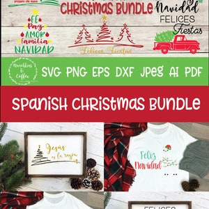 Spanish Christmas Bundle- Cut Files - Etsy