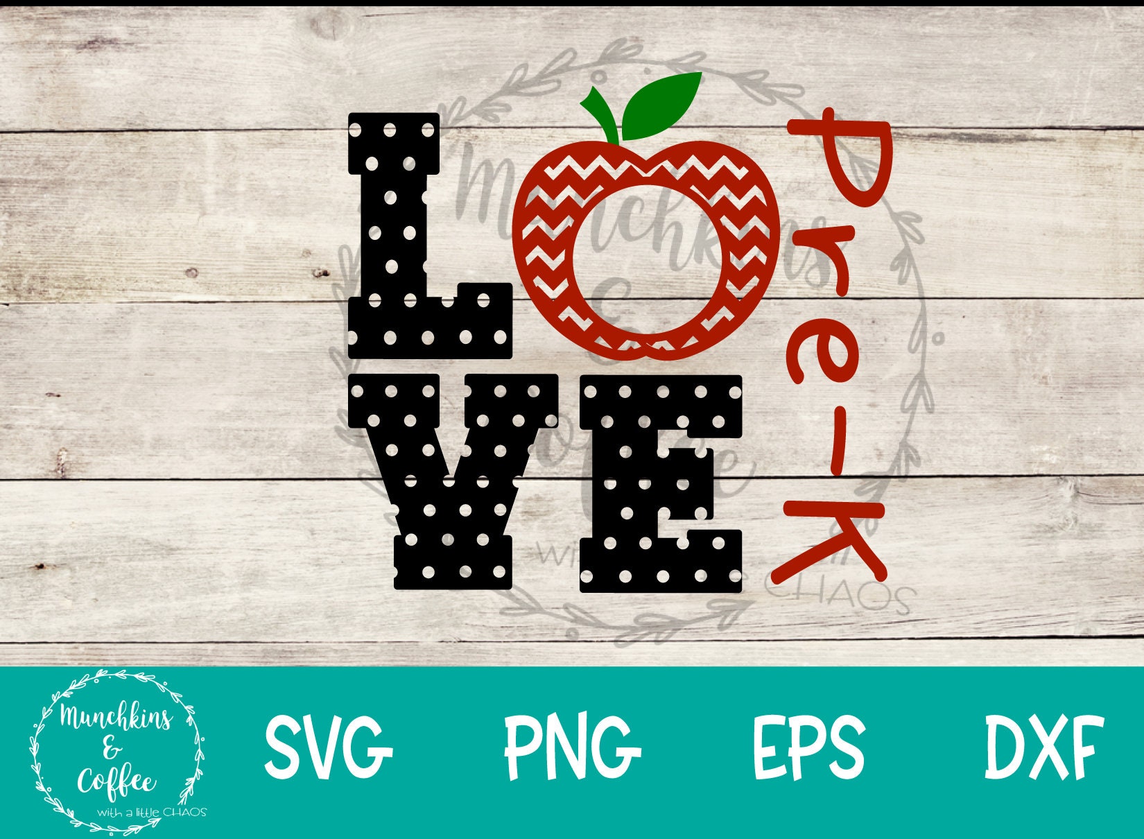 LOVE Teacher SVG Cut File | Etsy