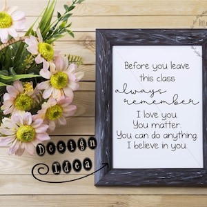 Before You Leave Class- Svg - Etsy
