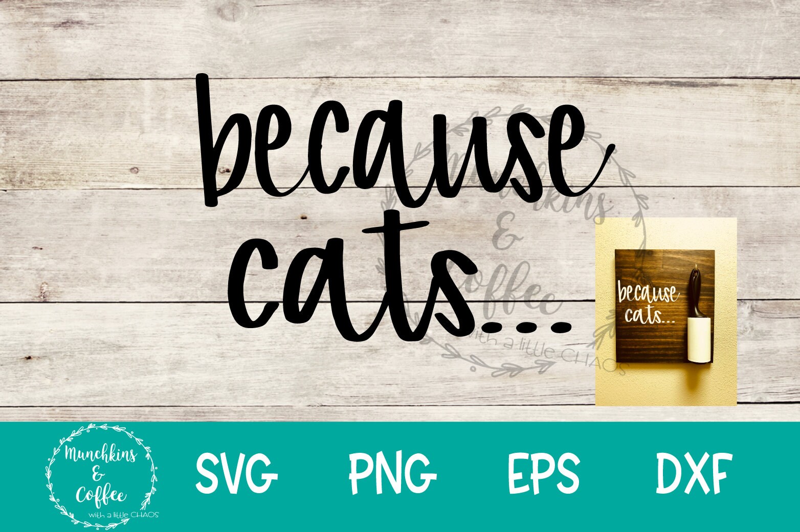Because Cats....cut File - Etsy