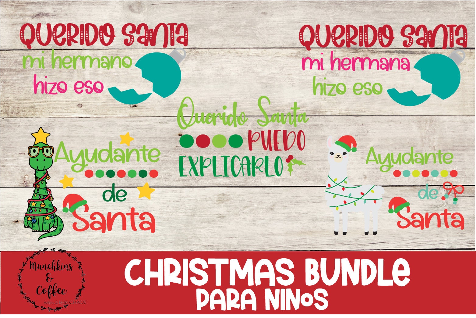 Kids Christmas Bundle Spanish - Etsy