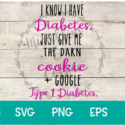 Type 1 Diabetes Svg - Etsy