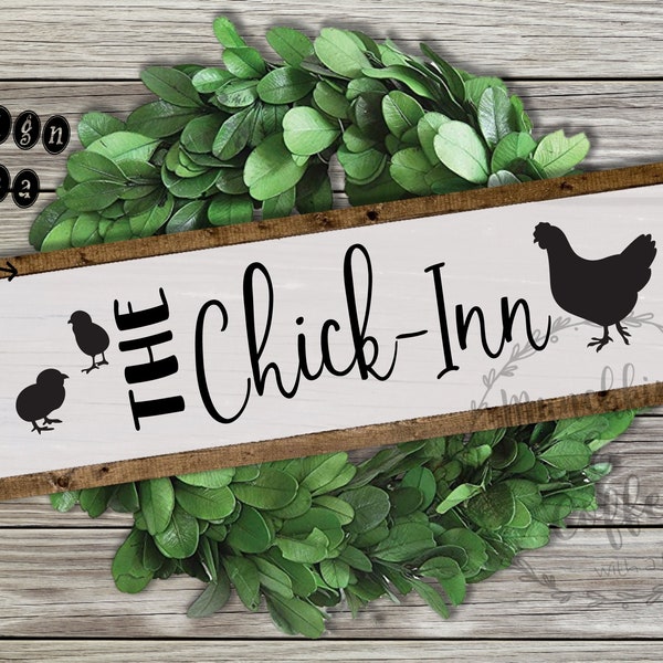 The Chick Inn Svg - Etsy