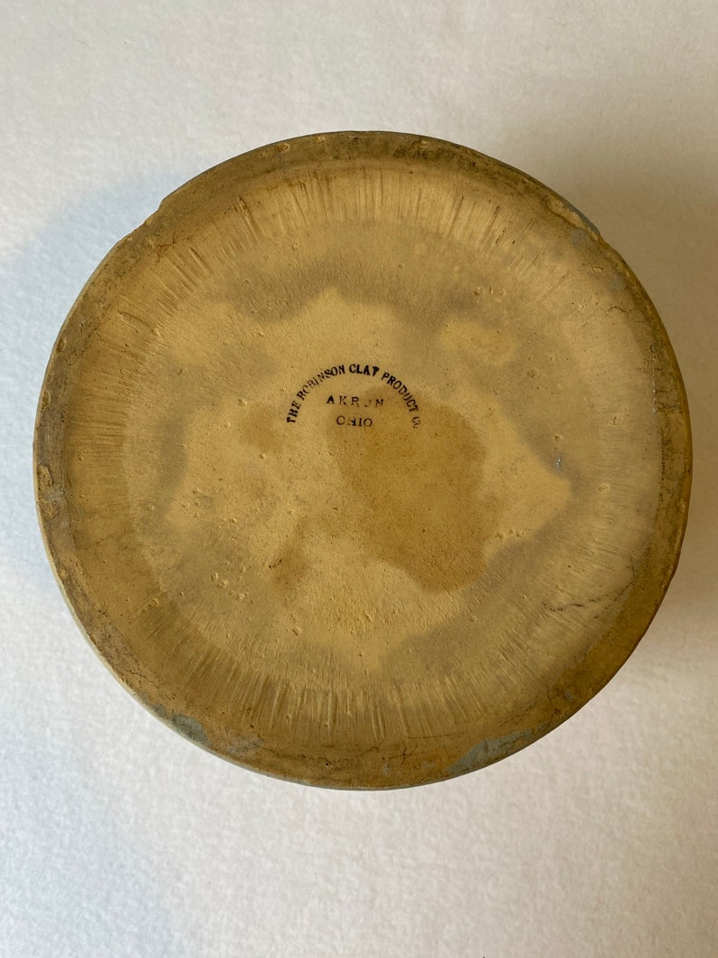 Robinson Clay Product Co. (AKRON, Ohio) Butter Crock C. 1910 (robinson ...
