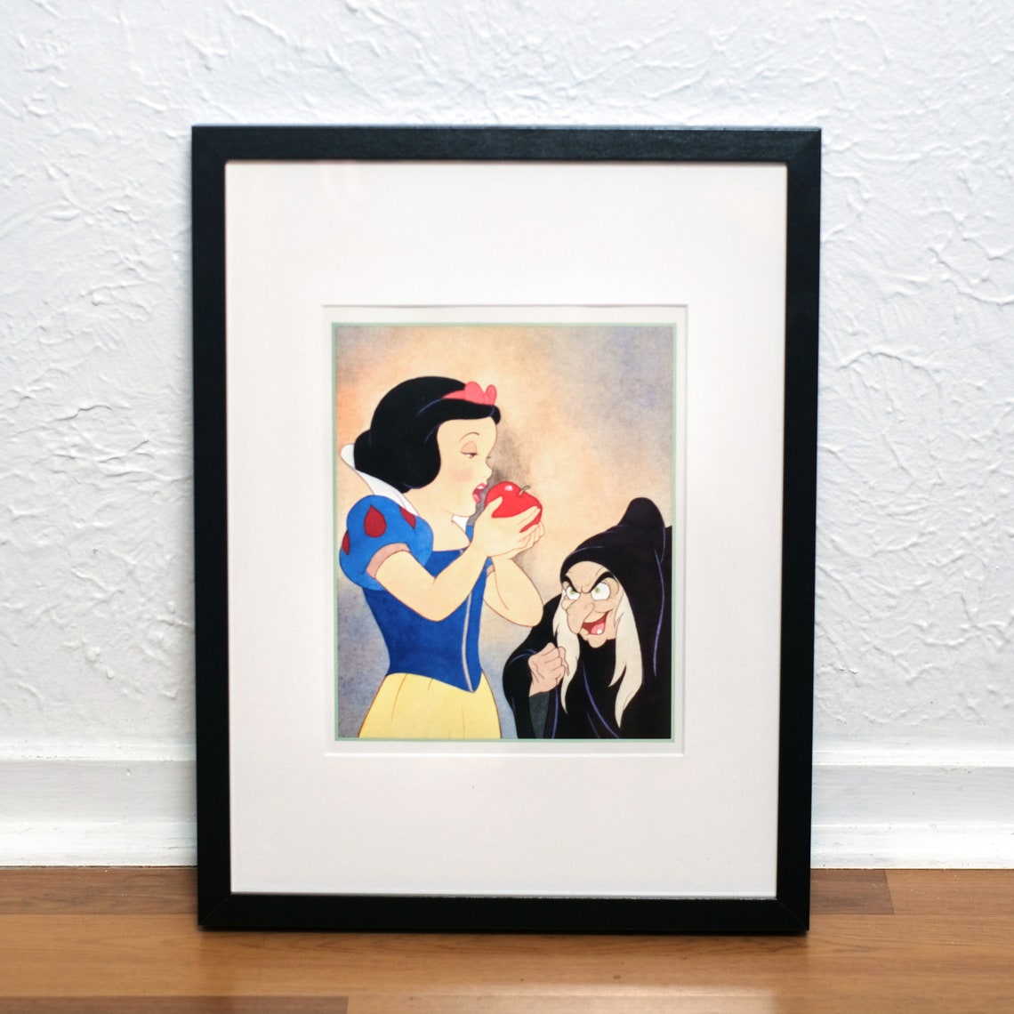 Disney Decor Snow White Storybook Art With Frame Classic | Etsy