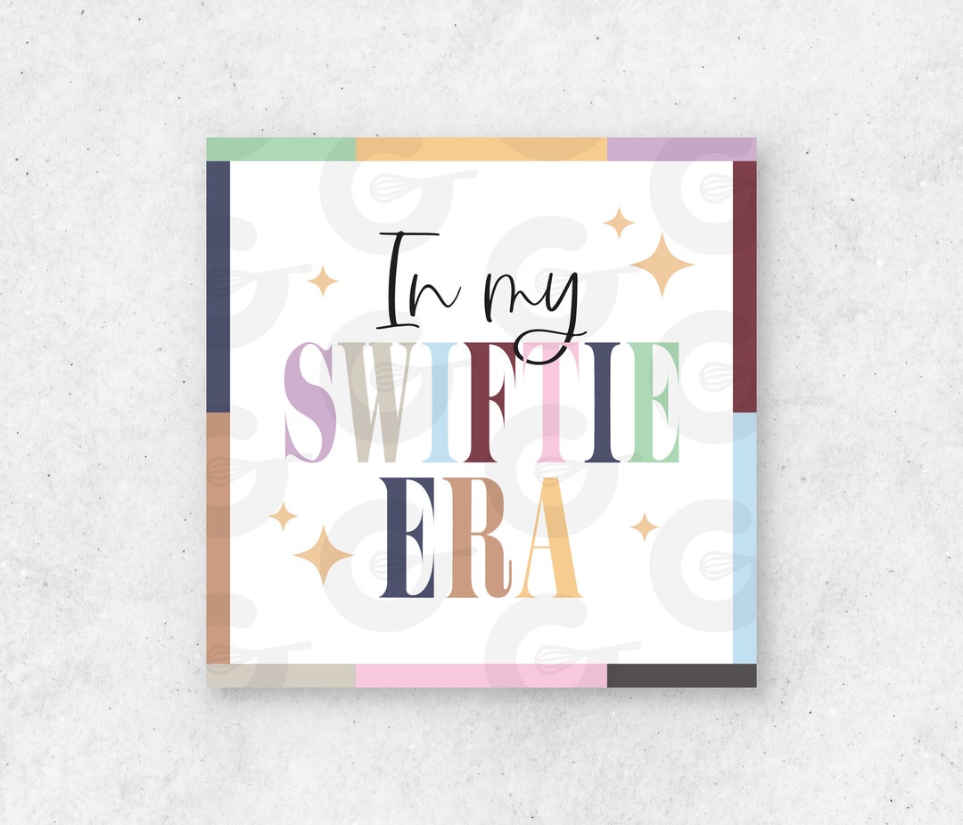 Swiftie Era Easter Cookie Tag Printable 20/page Ready to Print & Cut - Etsy