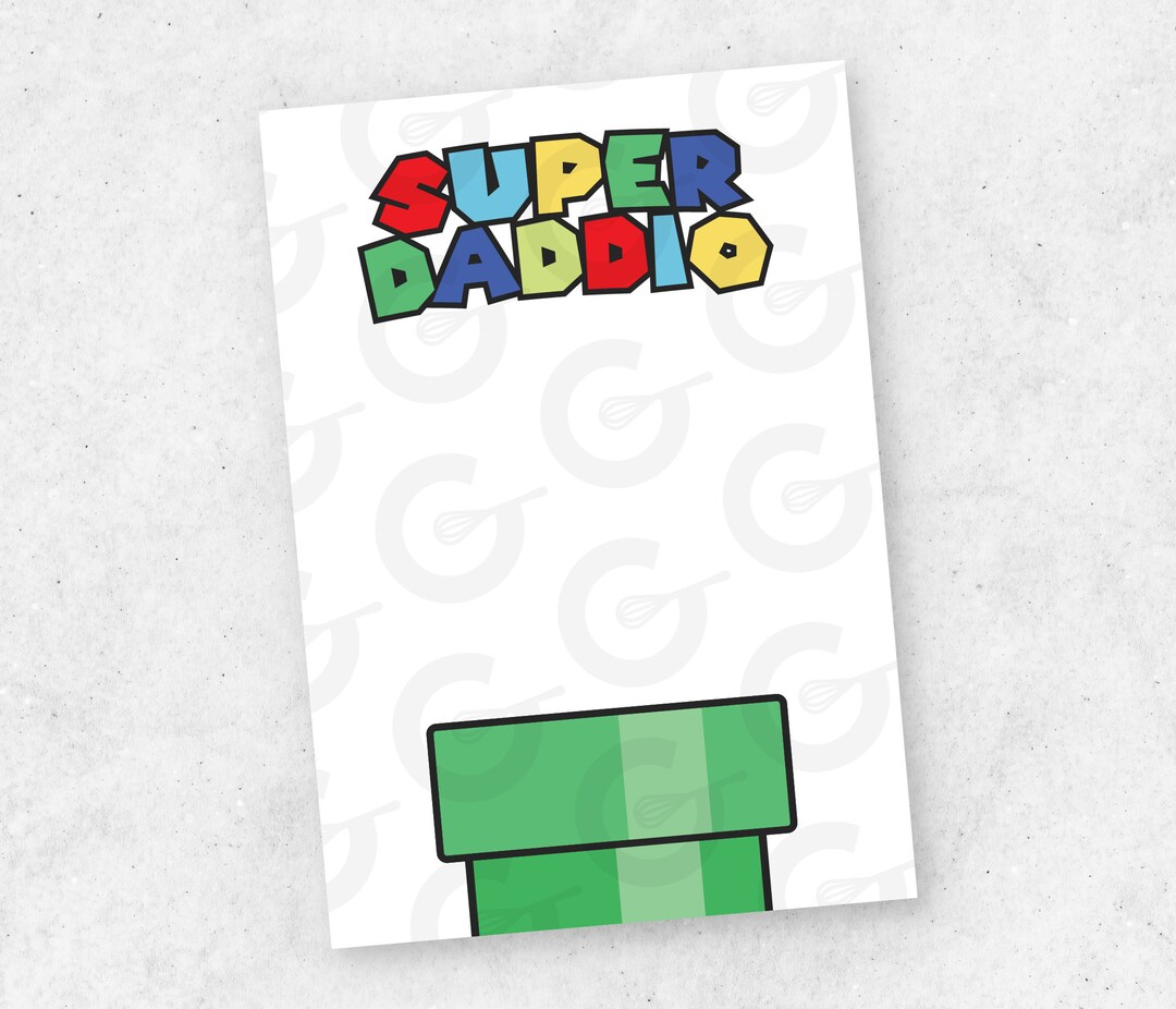 Super Daddio Cookie Card - Father's Day Printable - Etsy