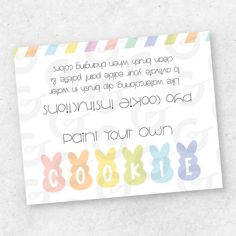 Paint Your Own Cookie - Etsy