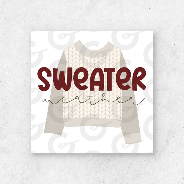 Sweater Weather Printable - Etsy
