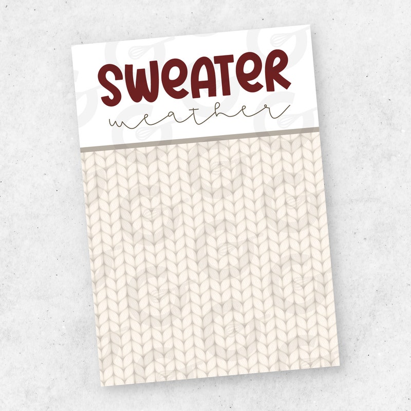 Sweater Weather Printable - Etsy