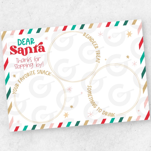 Santa Cookie Plate - Etsy