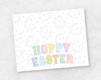 6 Happy Easter PYO Cookie Treat Bag Topper Printable Treat Bag Toppers ...