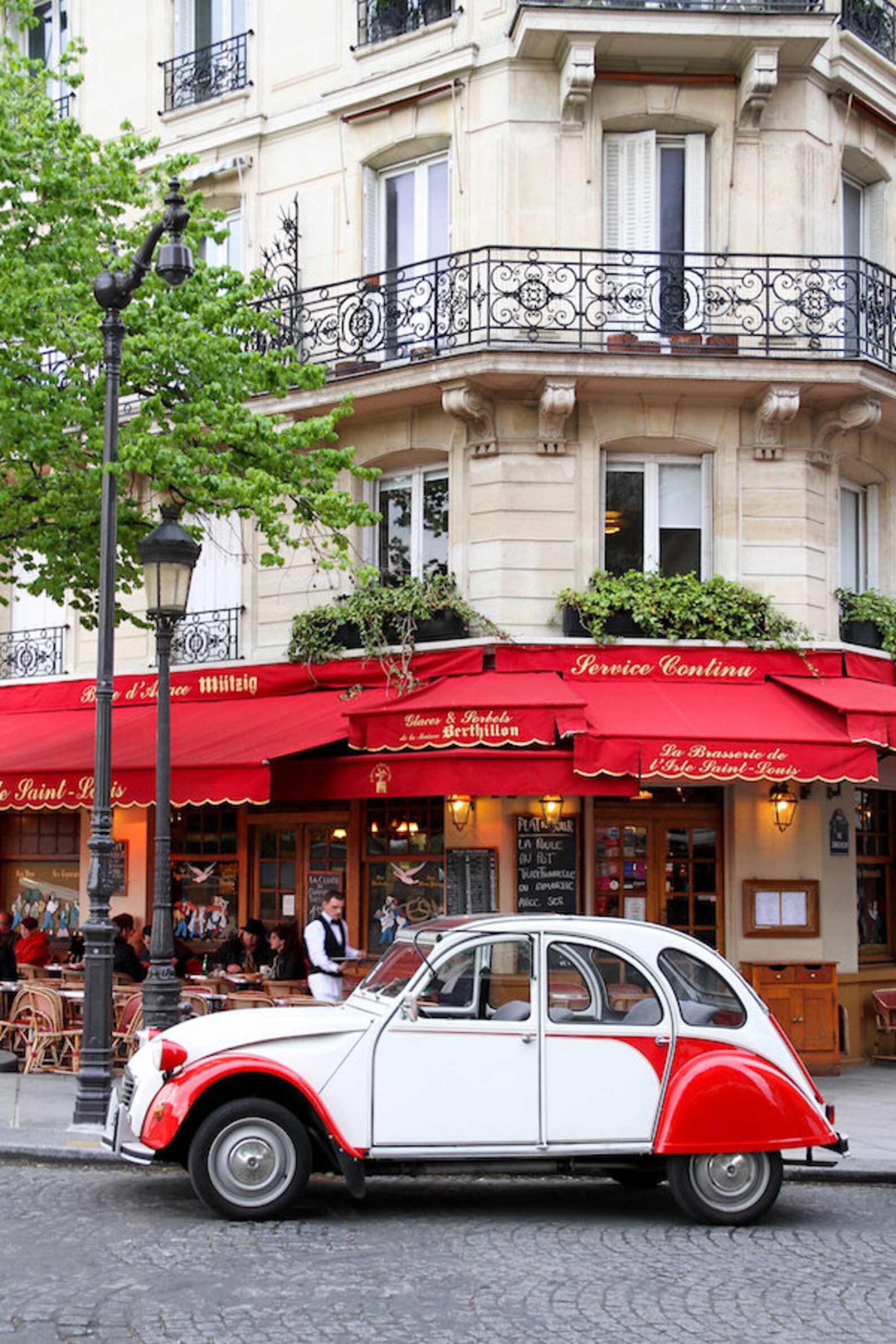 Vintage Citroen 2CV Paris Paris juice bar photographie - Etsy France