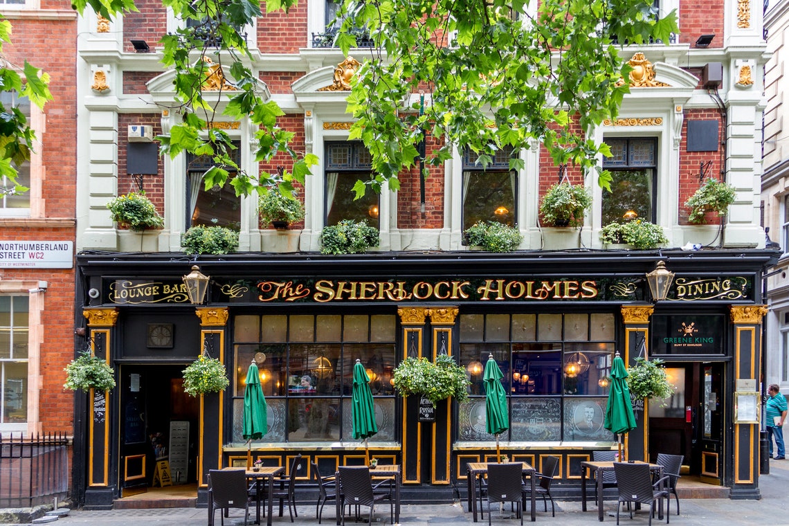 Sherlock Holmes London Pub Photo by Julia Willard of Falling off ...