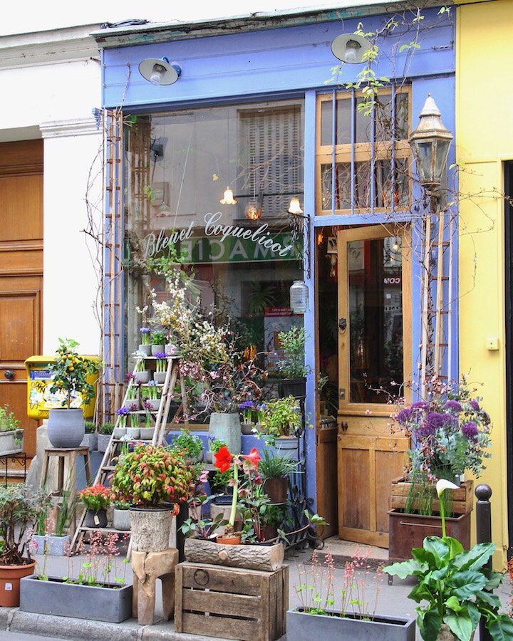 Classic Parisian Florist Façade, Fine Art Paris Photography, Travel ...