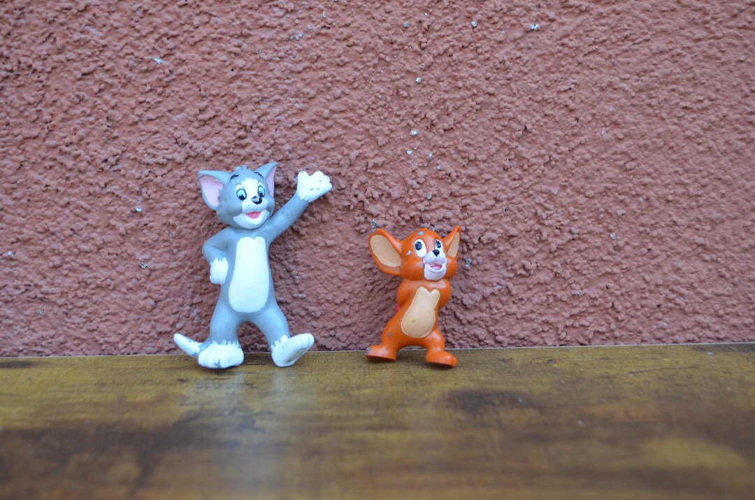 Vintage 1990's Applause Tom and Jerry PVC Figures. - Etsy